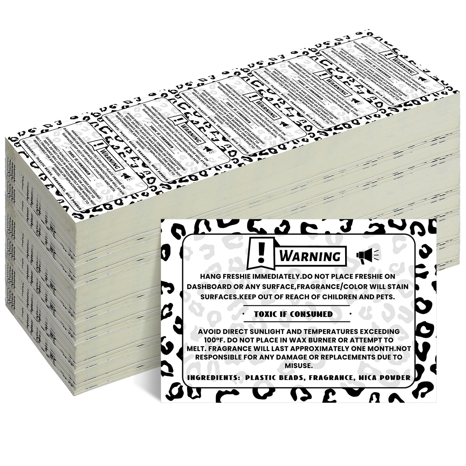 Amazon.com : Yeaqee 500 Pcs Freshie Warning Label Stickers Freshies ...