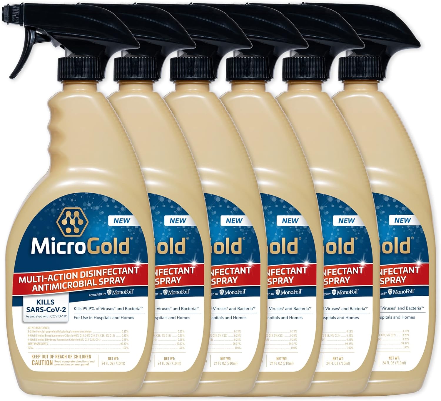 Amazon.com: MicroGold Multi-Action Disinfectant Antimicrobial Spray ...