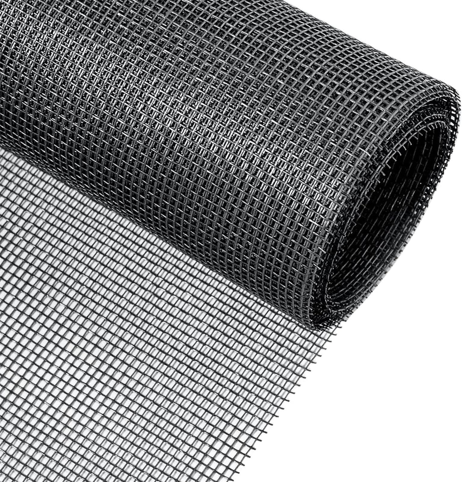 Pet Proof Window Screen 48.4 x 100inch Pet Screen Door Mesh Flexible ...