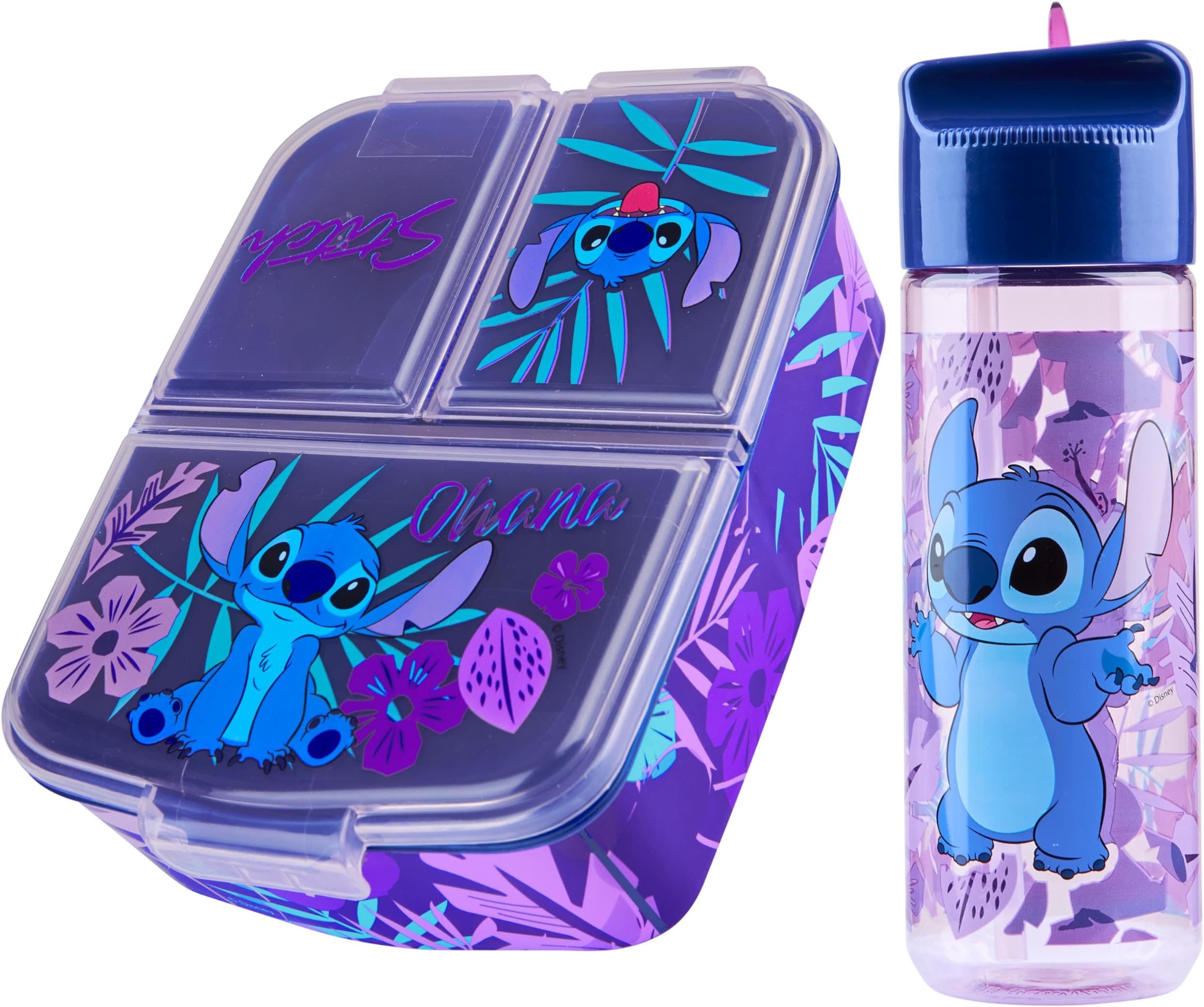 Disney Lilo and Stitch Lunch Box Set For Kids - Bundle with Stitch ...