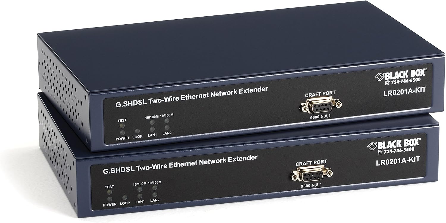 Amazon.com: Black Box 2-Port Managed Ethernet Extender Kit : Electronics