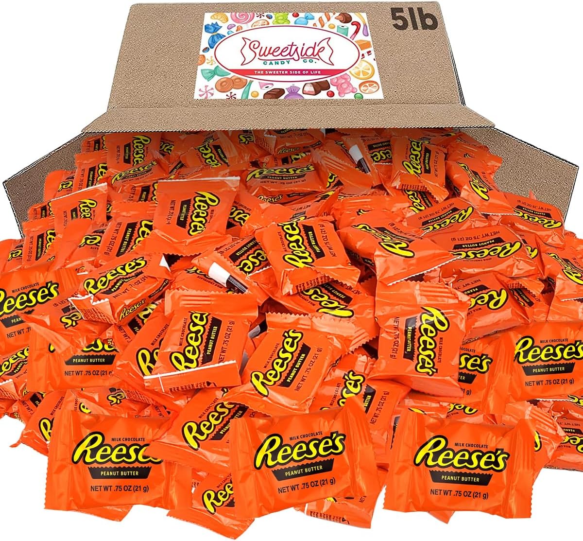 Amazon.com : Reeses Milk Chocolate Peanut Butter Cups Bulk ...