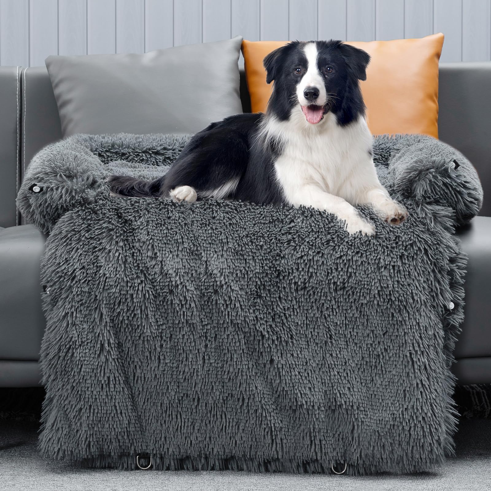 Dog Couch Bed for Furniture Protector Luxurious Dog Sofa with Removable ...
