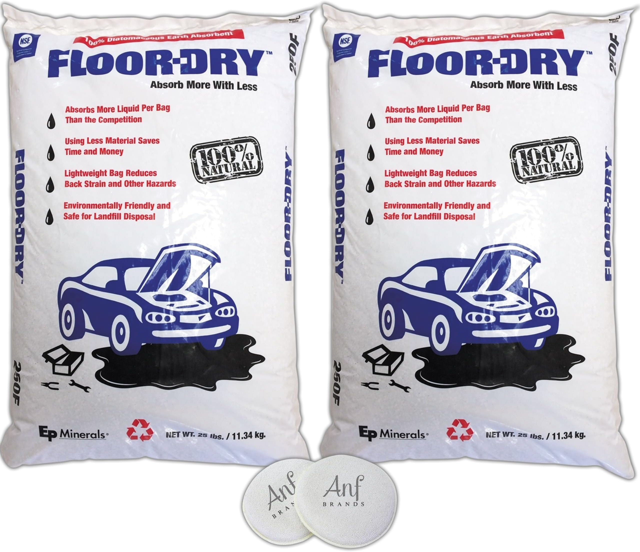 Amazon.com: Elite Tool Center 2 Pack Oil Dri 36lb Premium Absorbent ...