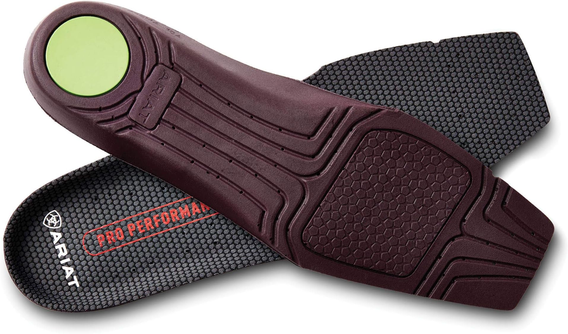 Amazon.com: Ariat Pro Performance Insoles Wide Square Toe No Color 8 B ...