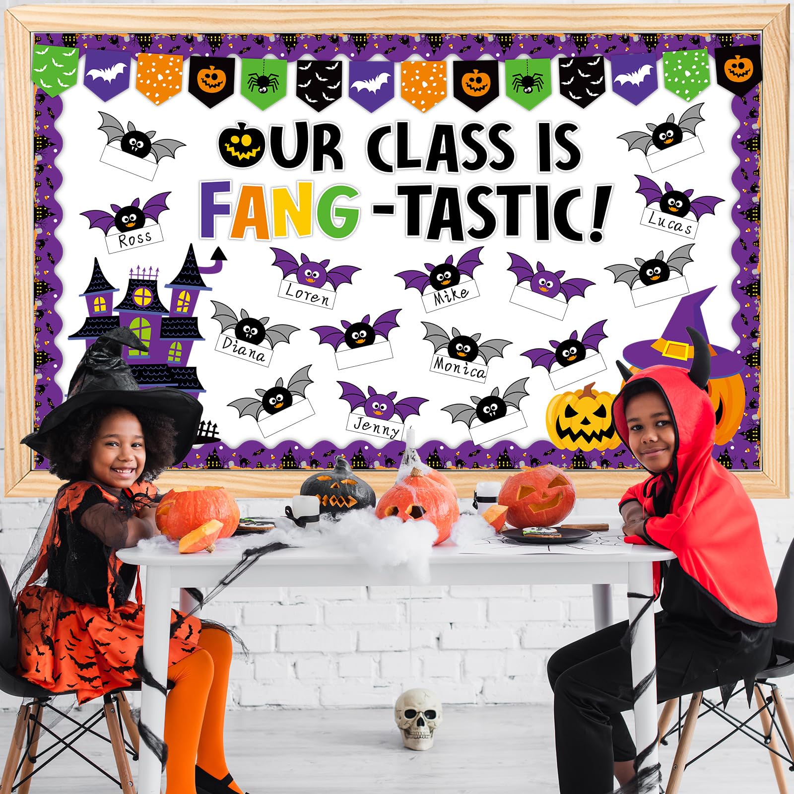 Snapklik.com : Gisgfim Halloween Bulletin Board Decorations Halloween ...