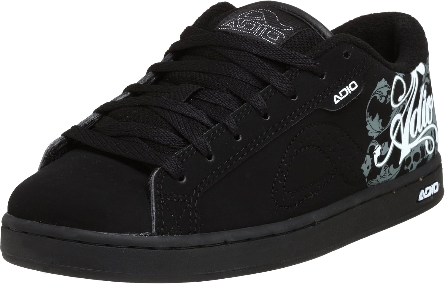 Amazon.com | Adio Men's Eugene RE Skate Shoe,Black/White,5.5 M US ...