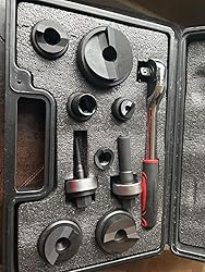 REDLOONG Ratchet Knockout Hole Punch Driver Kit 12 to 2 inch SLUG ...