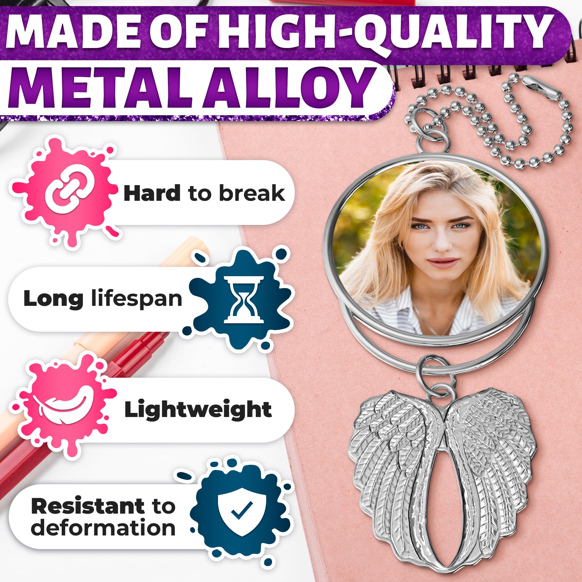 Snapklik.com : 12Ct Sublimation Keychain Blanks - Memorial Sublimation ...