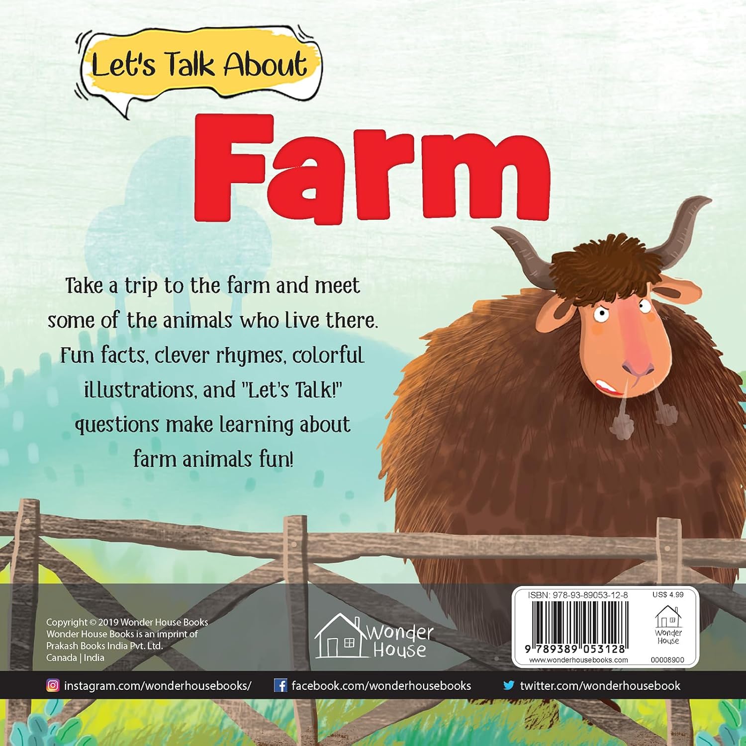 Farm: Illustrated Book On Farm Animals eBook : Wonder House Books ...