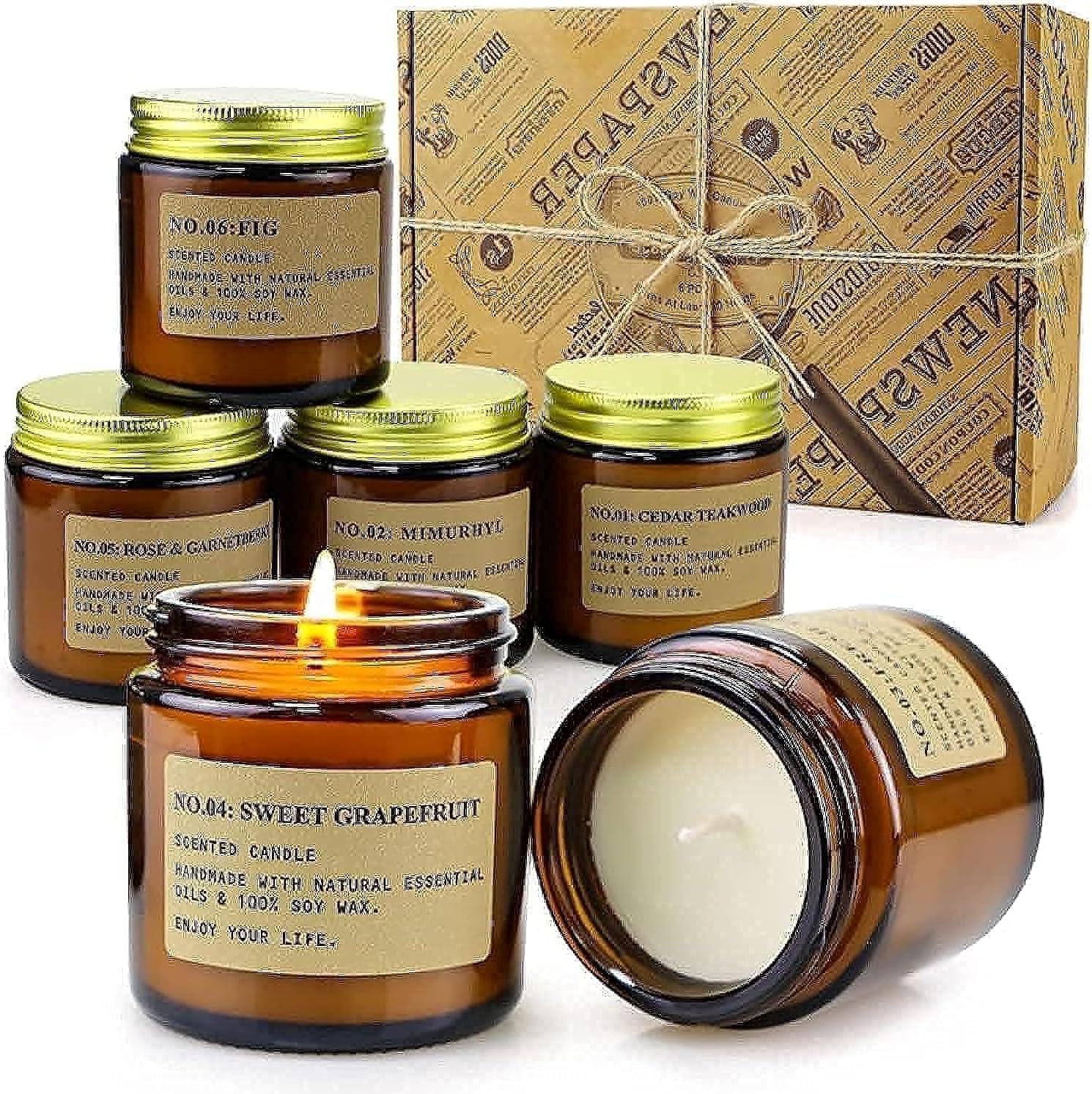 Coloro Scented Sleep Candles Pair Deep Sleep & Sweet Dream for ...