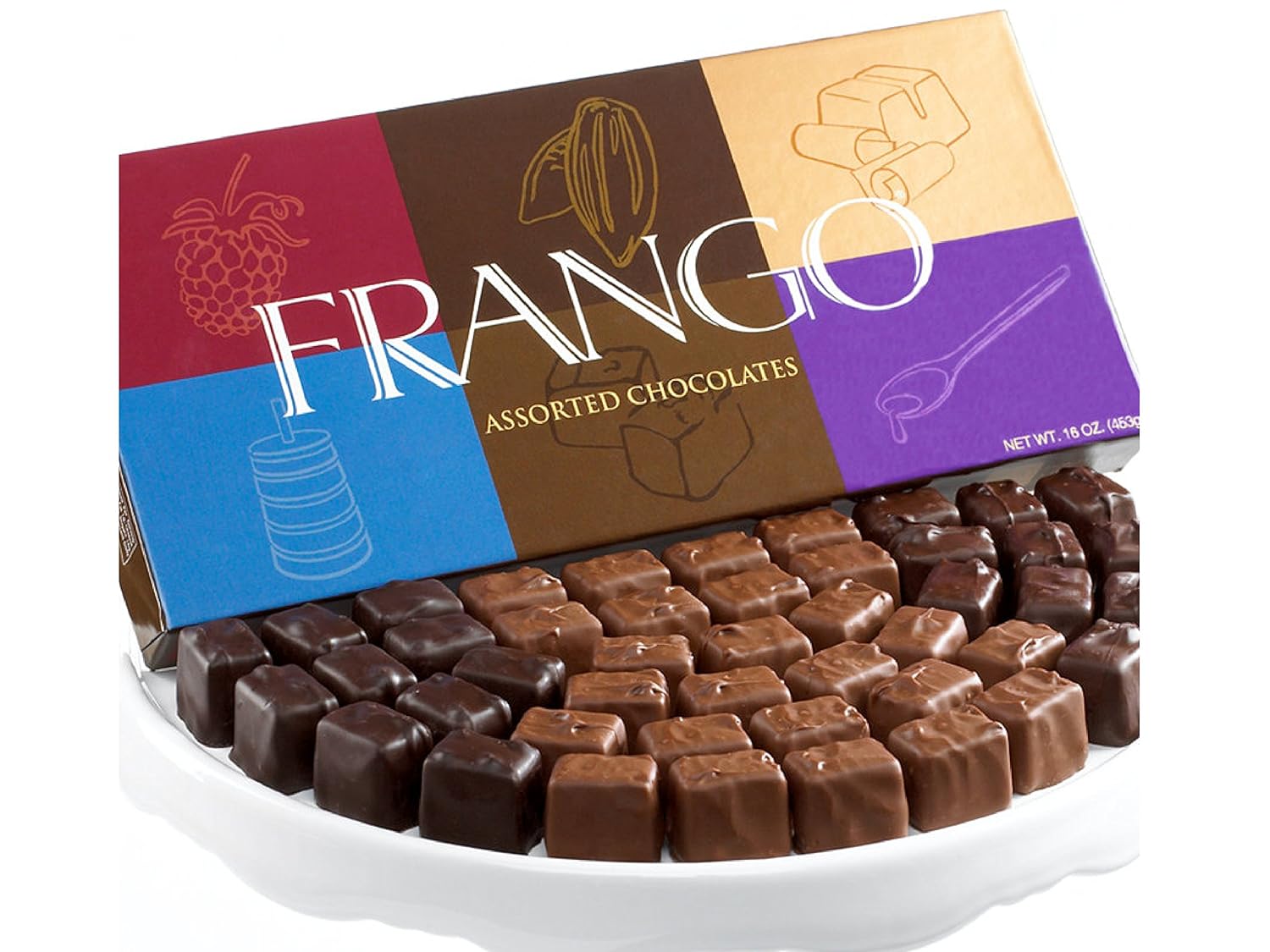 Bombones Frango 45 piezas Caja de Bombones surtidos – Yaxa Colombia