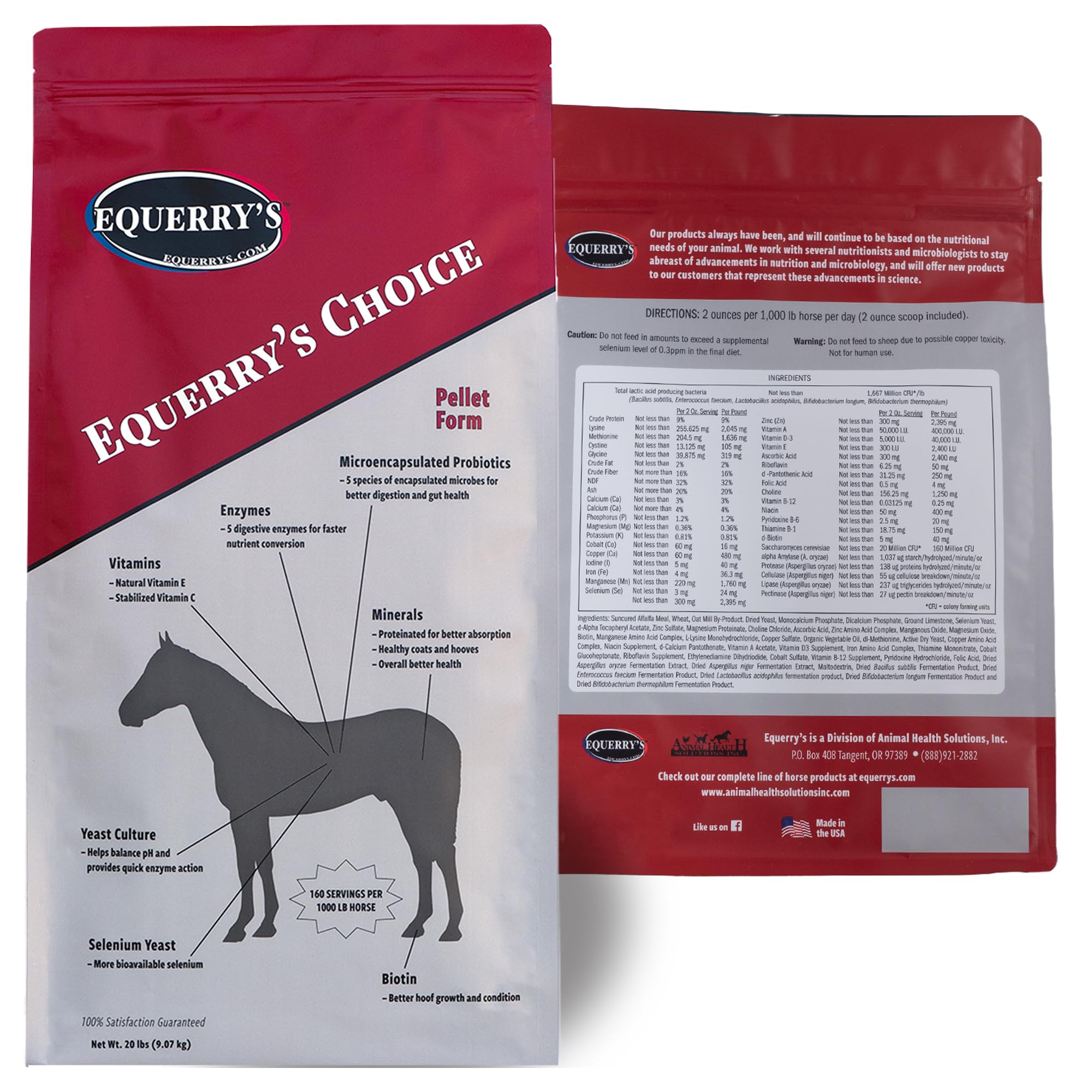 Amazon.com: Equerry's Choice Horse Pellets - Complete Nutritional ...