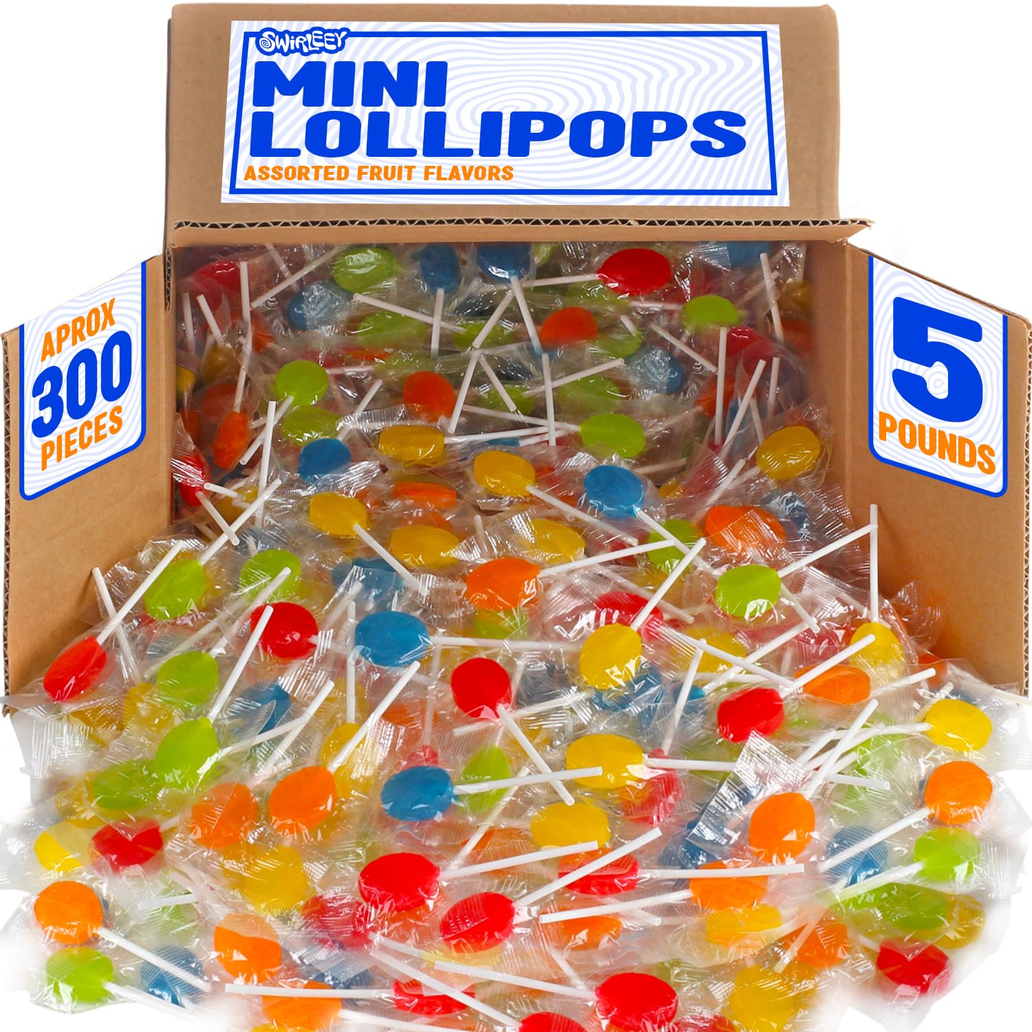 Amazon.com : Bulk Lollipops - 5 Pounds - Fruit Flavored Lollipops ...