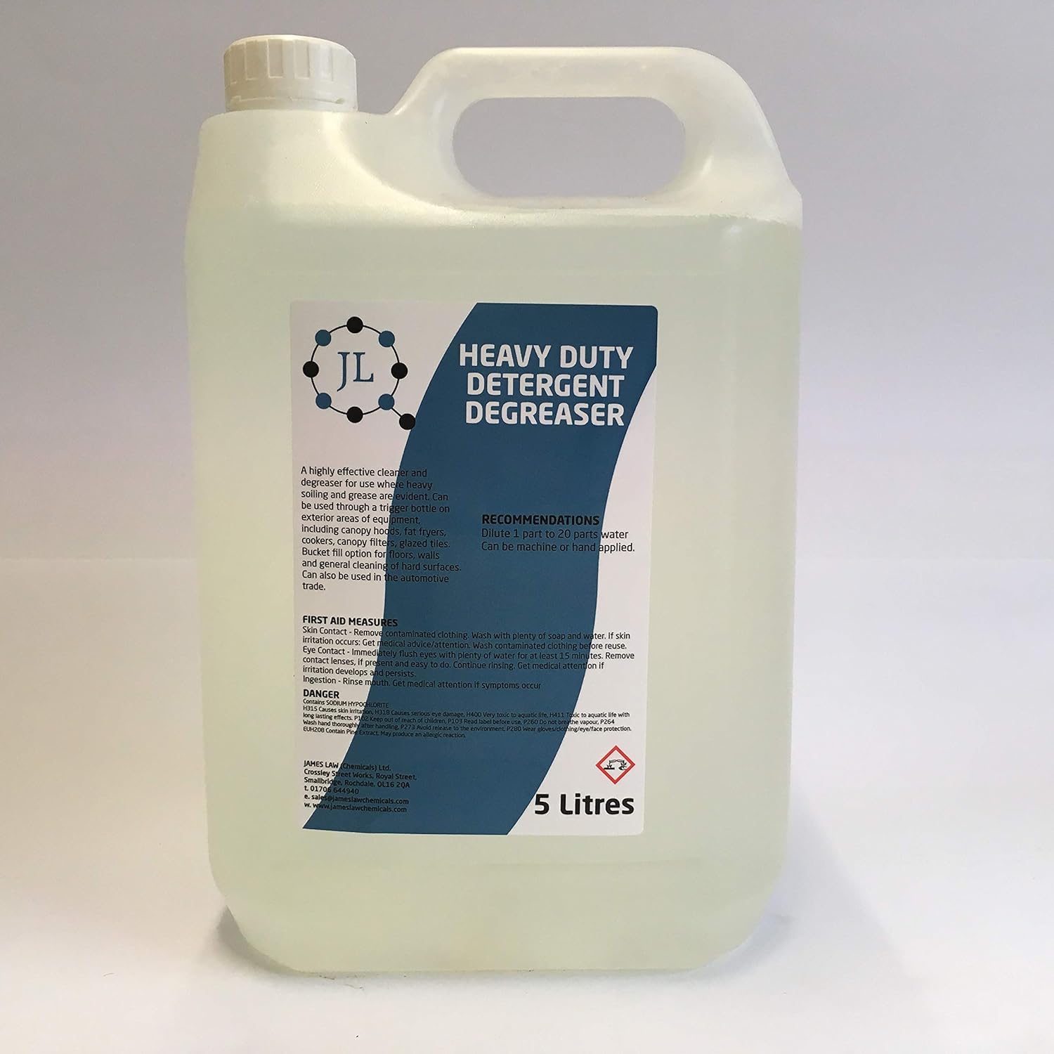 Heavy Duty Detergent Degreaser 2 x 5 Litres : Amazon.co.uk: Grocery