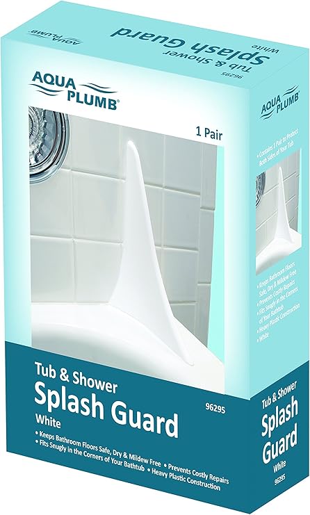 Aqua Plumb 96295 Splash Guard White, 11" x 7" - Amazon.com