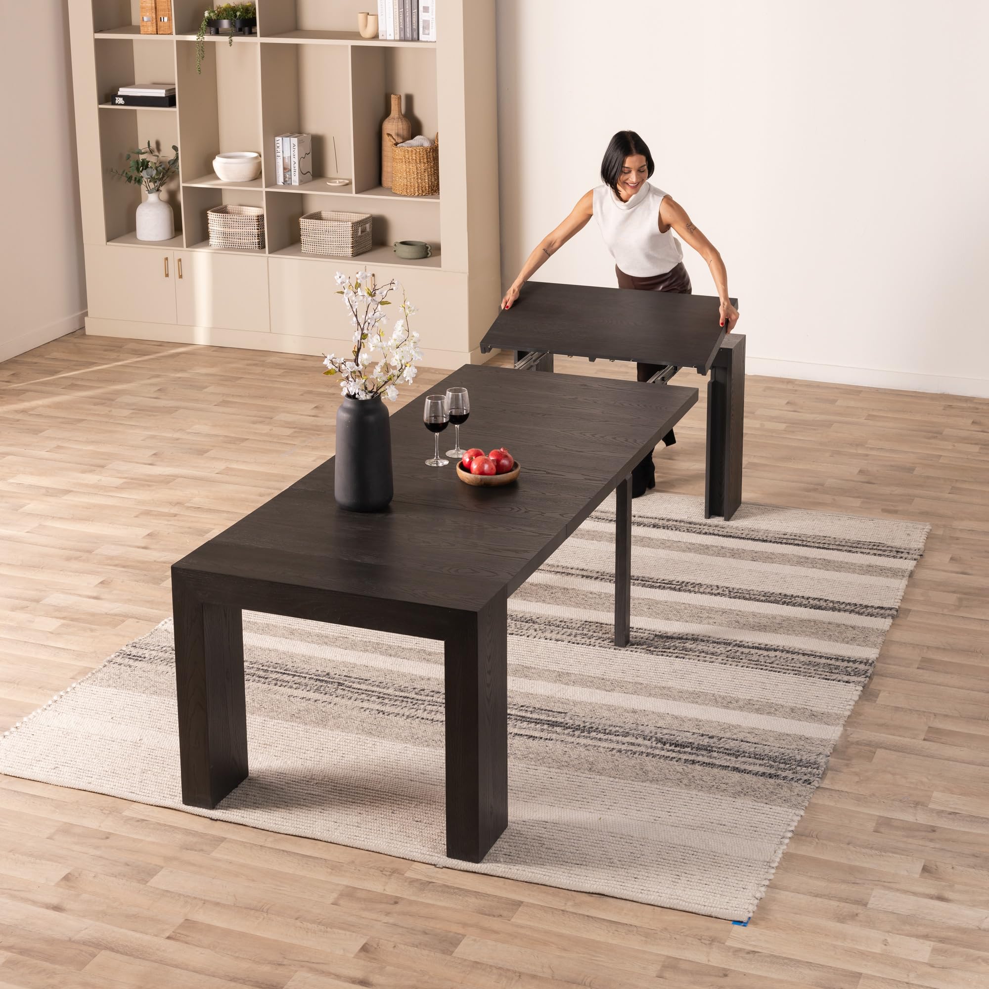 Amazon.com - Transformer Table Dining Room Table for 2 to 12 ...