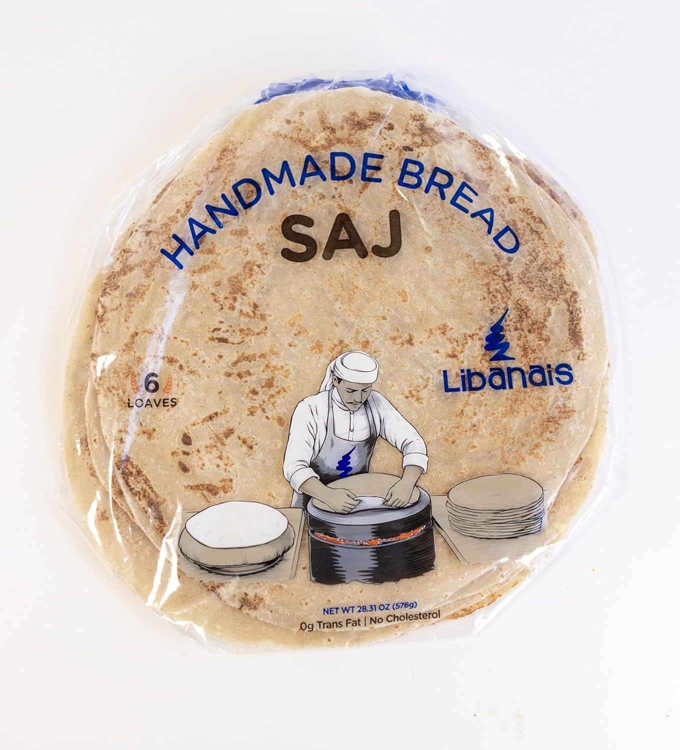 Amazon.com: Libanais Authentic Handmade Saj/Lavash/Shrak/Markouk thin ...