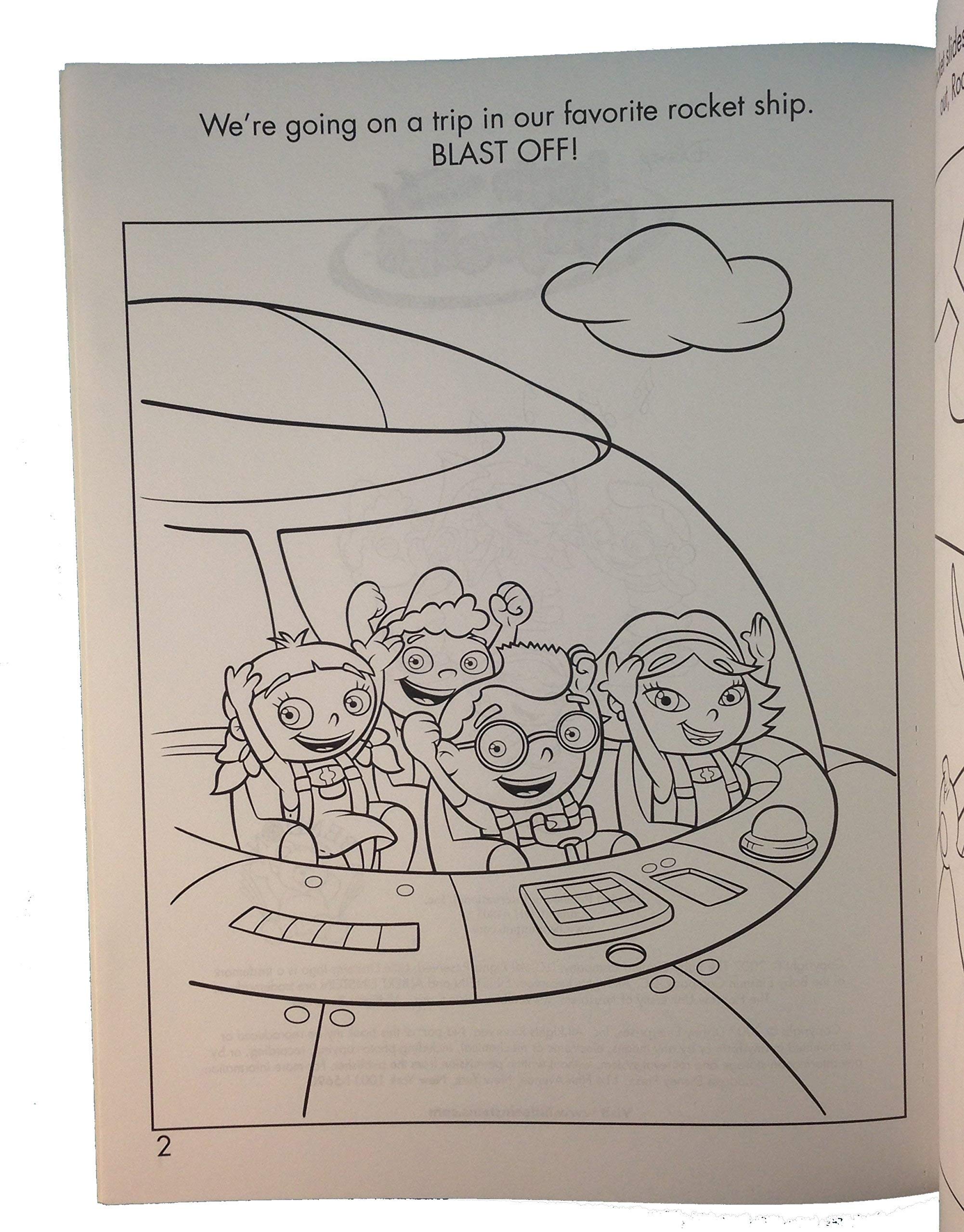 Little Einstein Rocket Ship Coloring Pages