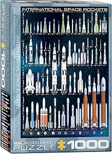 Amazon.com: EuroGraphics International Space Rockets Puzzle (1000-Piece ...