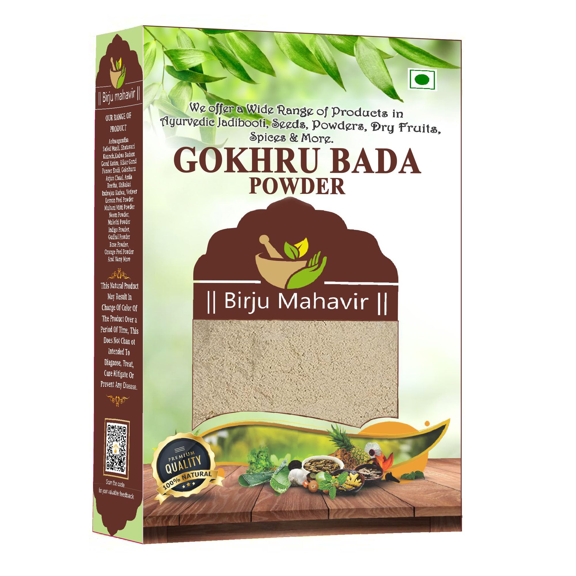 Buy Brijbooti Gokhru Bada Powder Churan - 250 Gr | Tribulus Terrestris ...