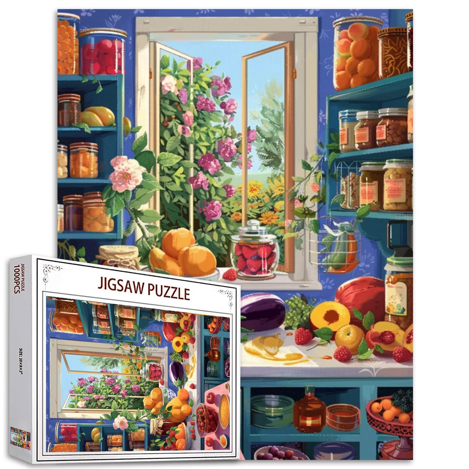 Amazon.com: Kitchen Scene Jigsaw Puzzles 1000 Pieces for Adults ...