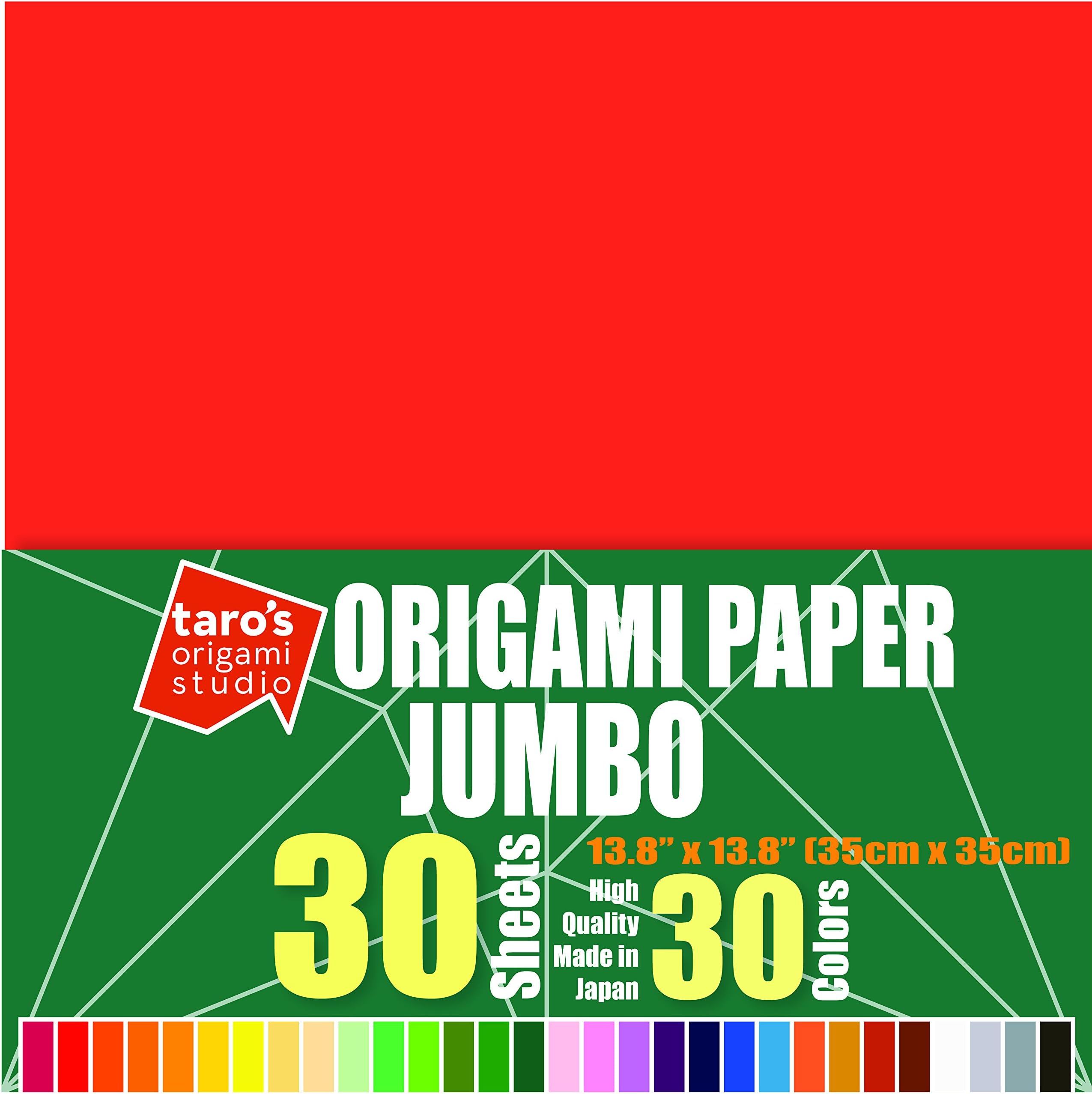 Amazon.com : Toyo 50 Colors Origami 9.4in (24cm) 60 Sheets Japan Import ...