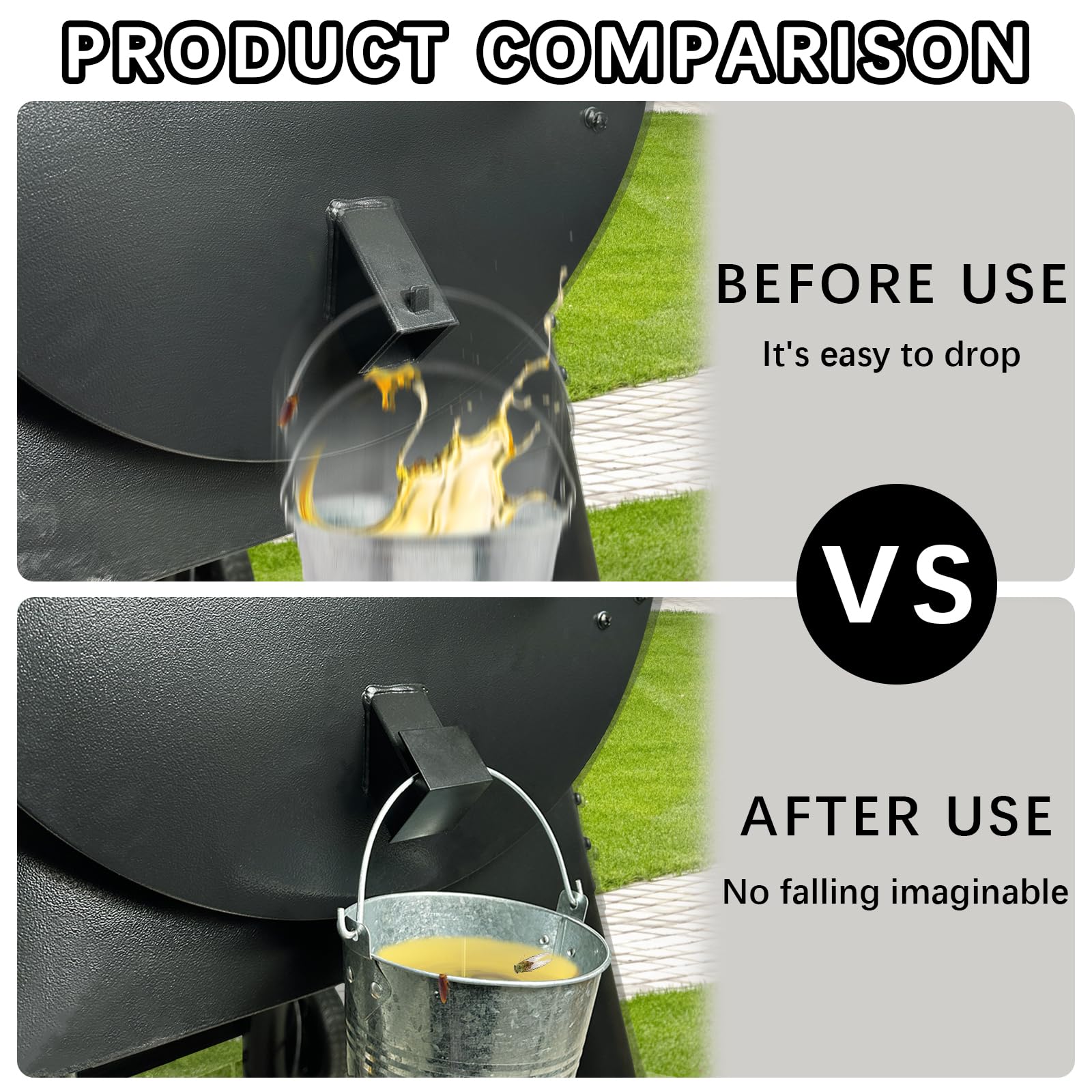 Snapklik.com : Grease Chute Cover For Traeger Grease Bucket ...