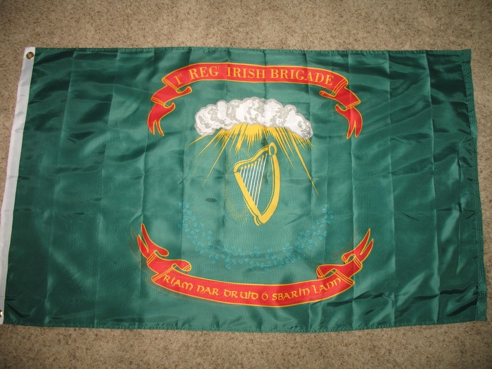 Amazon.com: Ireland Irish 1St Regiment Irish Brigade 2Ply Double Sided ...