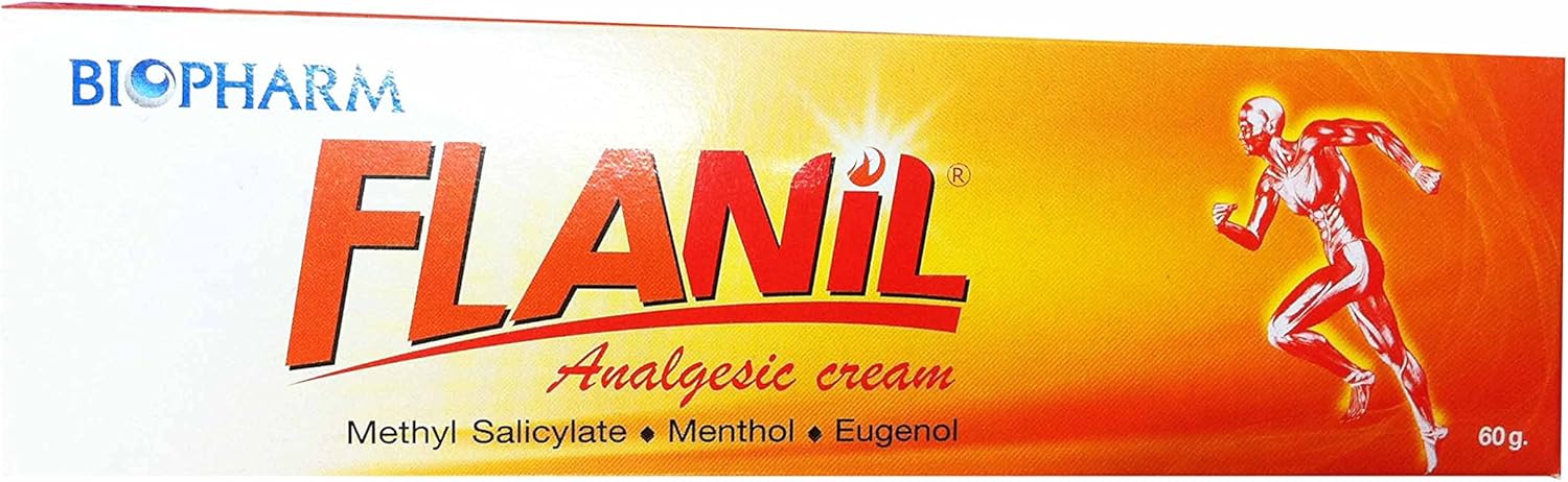 Amazon.com: 6 Packs of Flanil Analgesic Cream (60 G/Pack) : Health ...