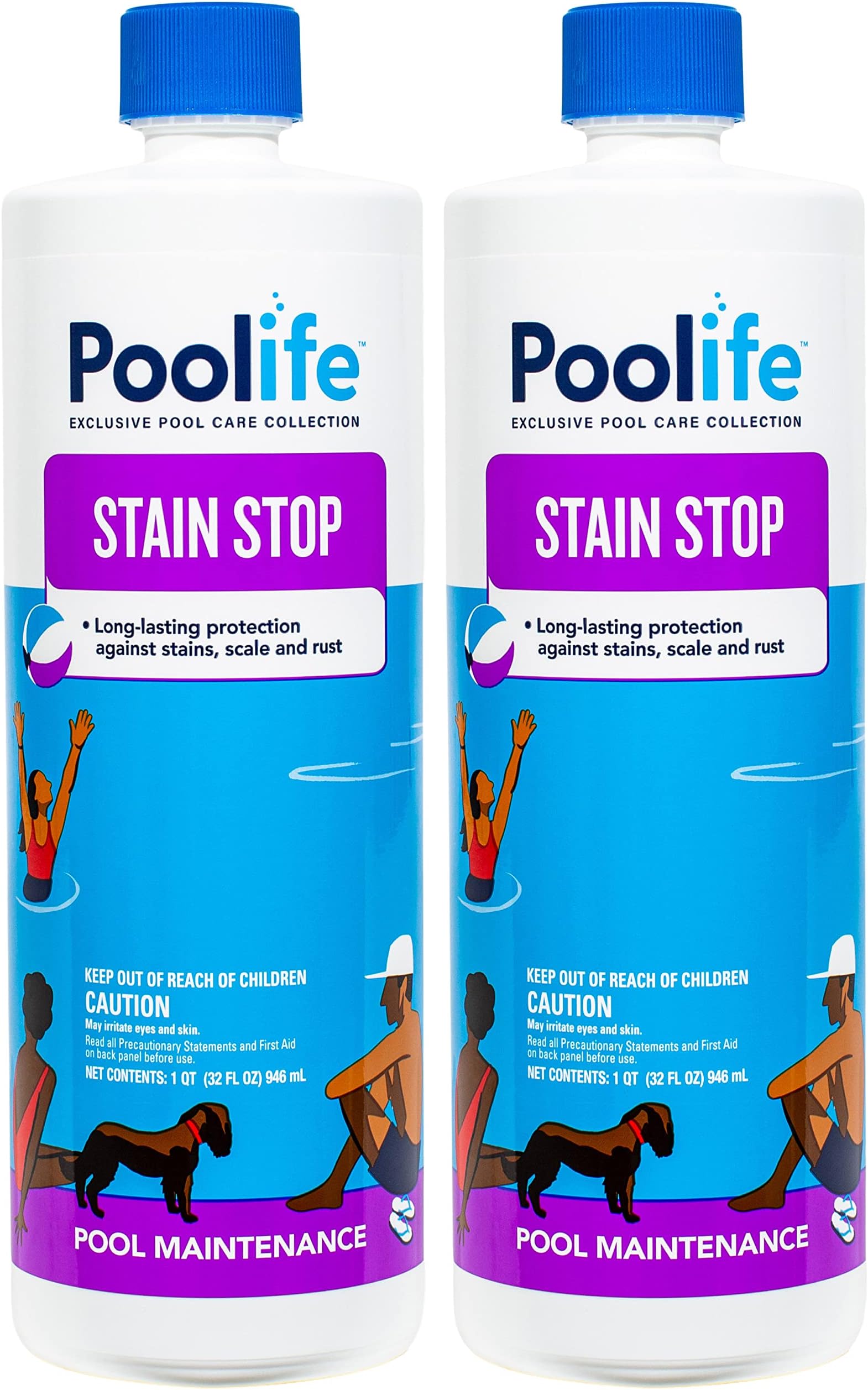 Amazon.com: poolife Stain Stop (1 qt) (2 Pack) : Patio, Lawn & Garden