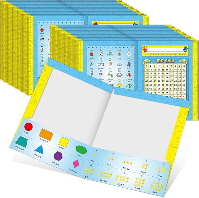 Amazon.com : Crtiin Homework Folder for Primary School Students ...