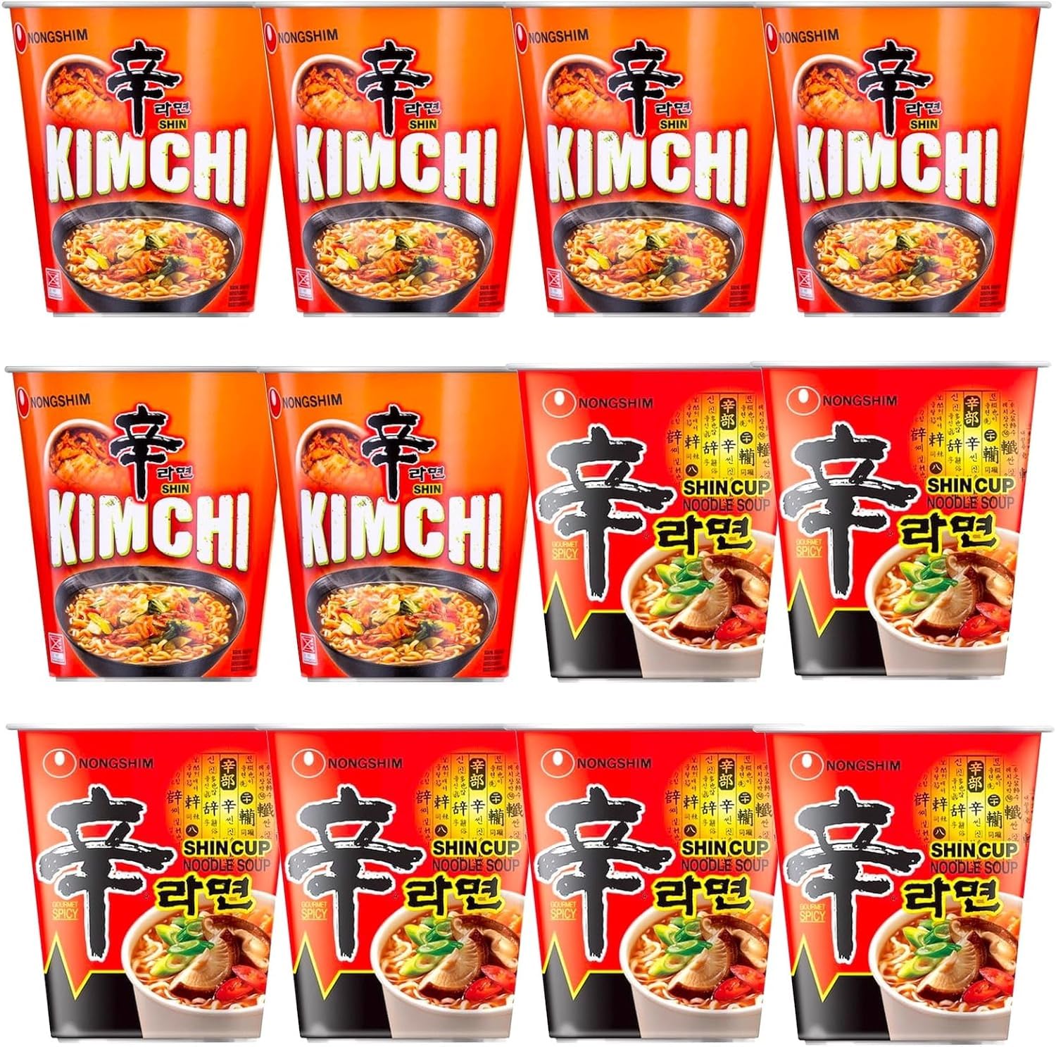 Korean Instant Ramen Nong Shim Kimchi Ramyun Noodles - Halal Certified ...