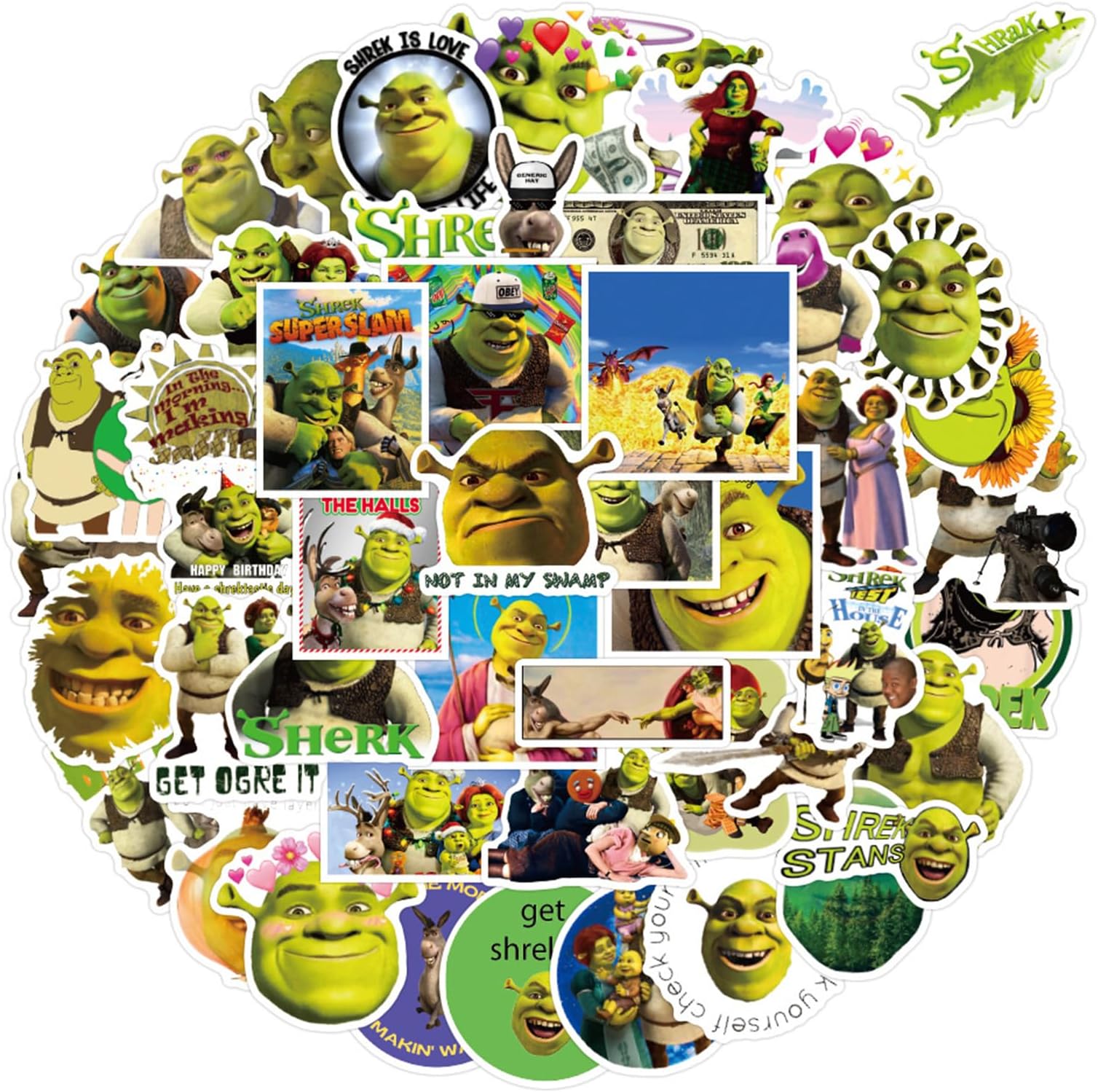 Amazon.com - Shrek Sticker Vinyl Bumper Sticker 6 Mil Thick - Size 5"