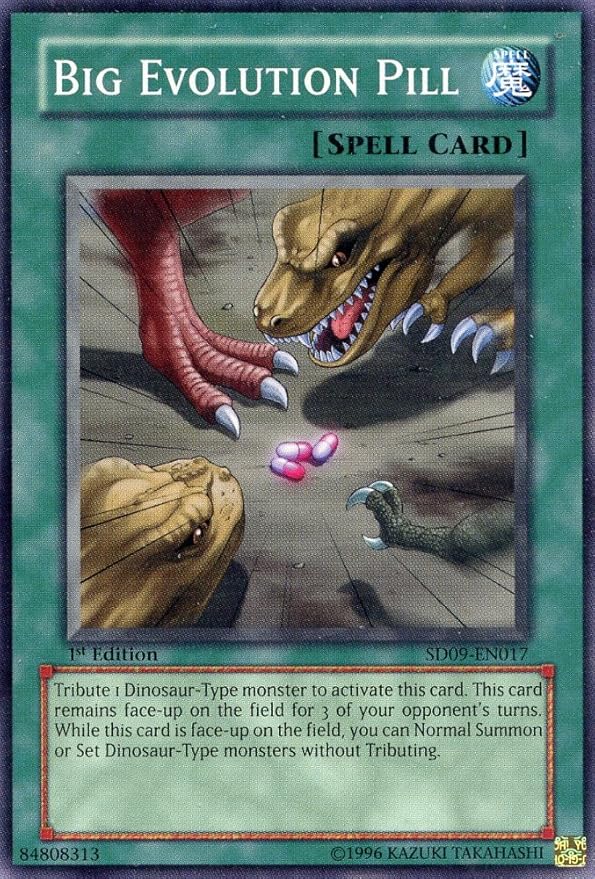 Amazon.com: Yu-Gi-Oh! - Big Evolution Pill (SD09-EN017) - Structure ...