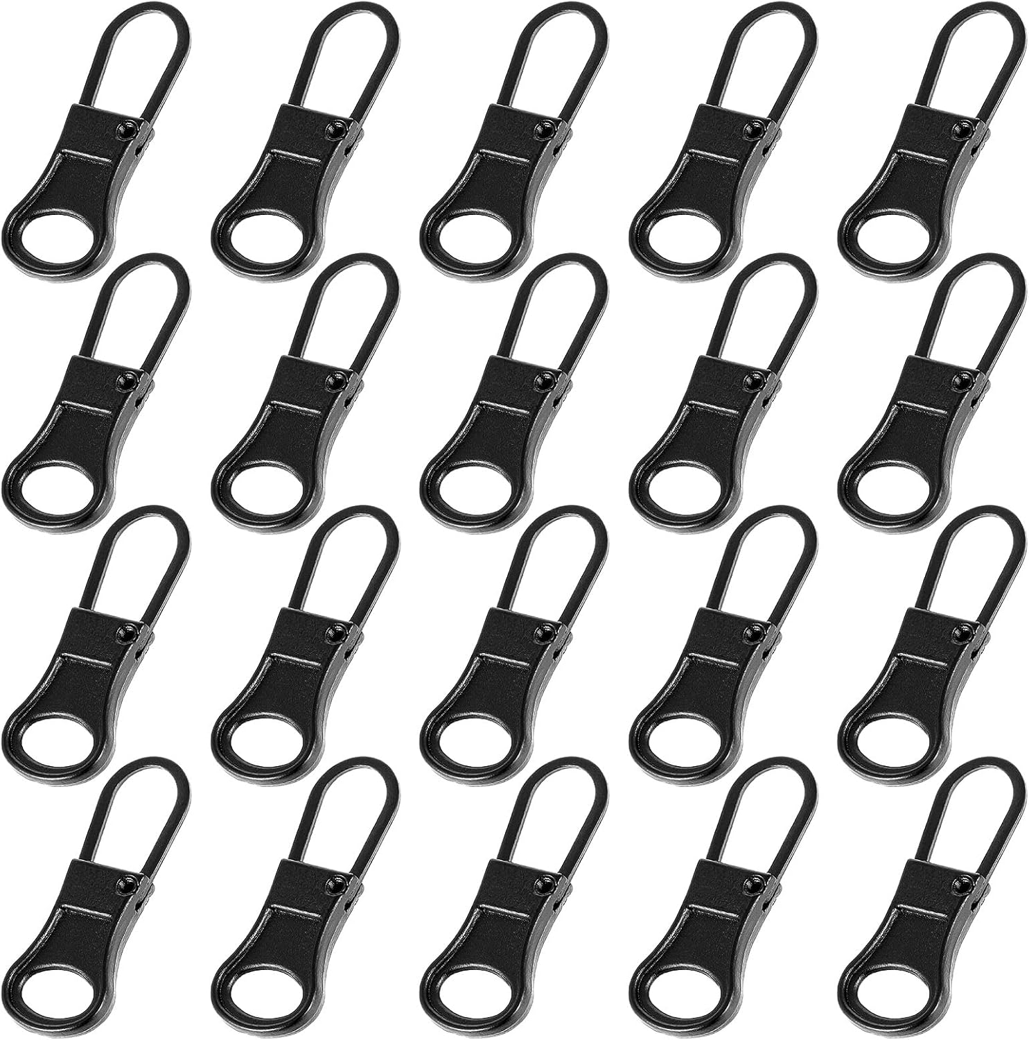 Amazon.com: Lusofie 20Pcs Replacement Zipper Pull, Detachable Zipper ...