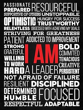 Amazon.com: Office Wall Art Motivational Poster - 12 x 16 Inches ...