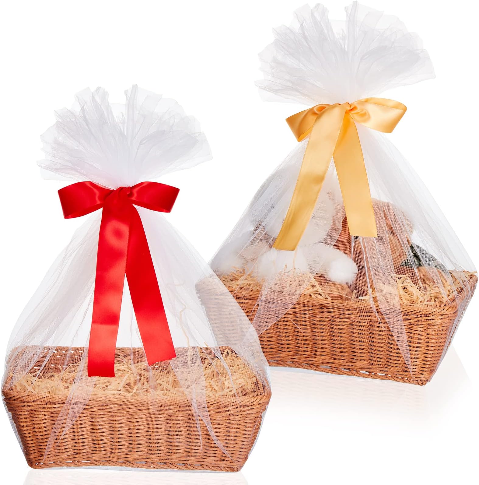 Woodluv Create Your Own Wicker Gift Hamper Basket Kit Use For Christmas ...