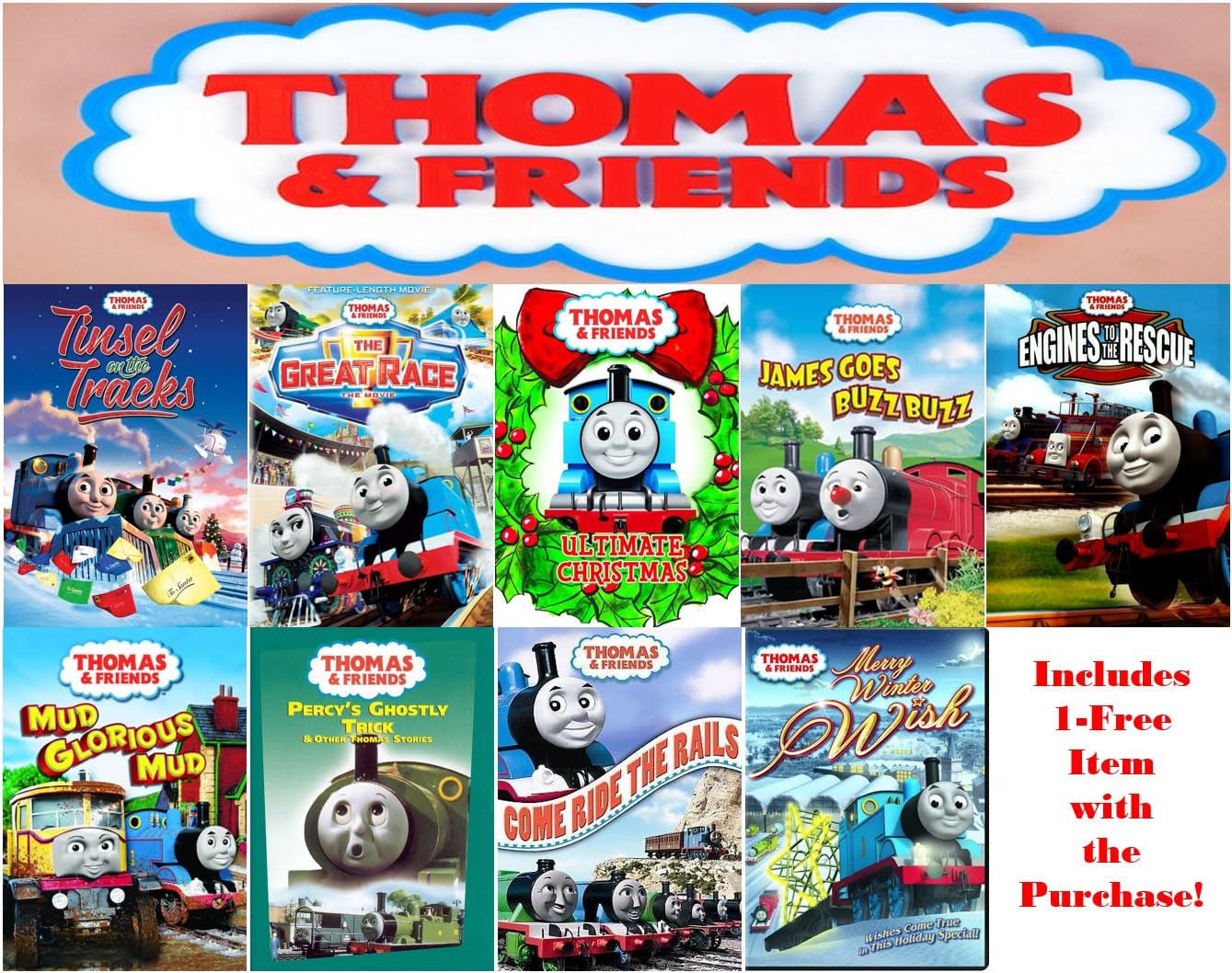 Amazon.com: Thomas and Friends Adventure Collection: Tinsel and the ...