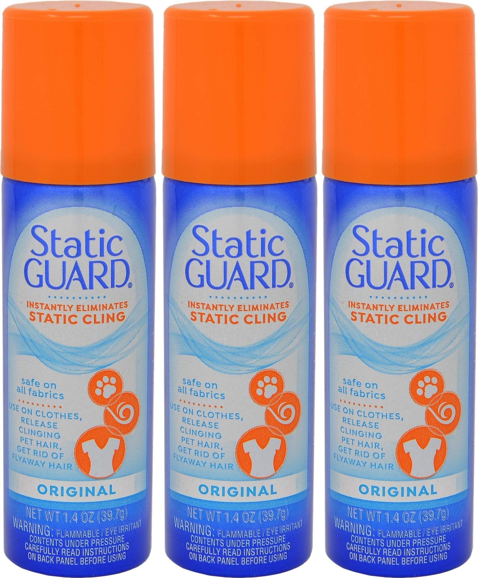 Amazon.com: Static Guard Fabric Spray, Original Sent, 1.4 Ounce Can ...