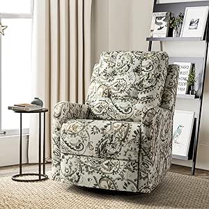 Amazon.com: HULALA Home Recliner Chair Modern Printed Fabric for Living ...