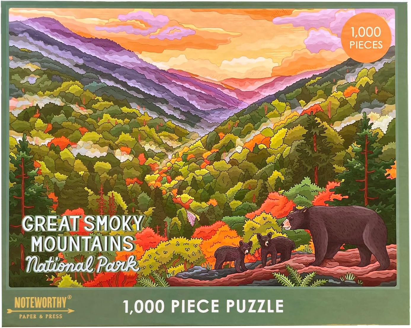 Amazon.com: Great Smoky Mountains National Park Puzzle, Tennessee ...