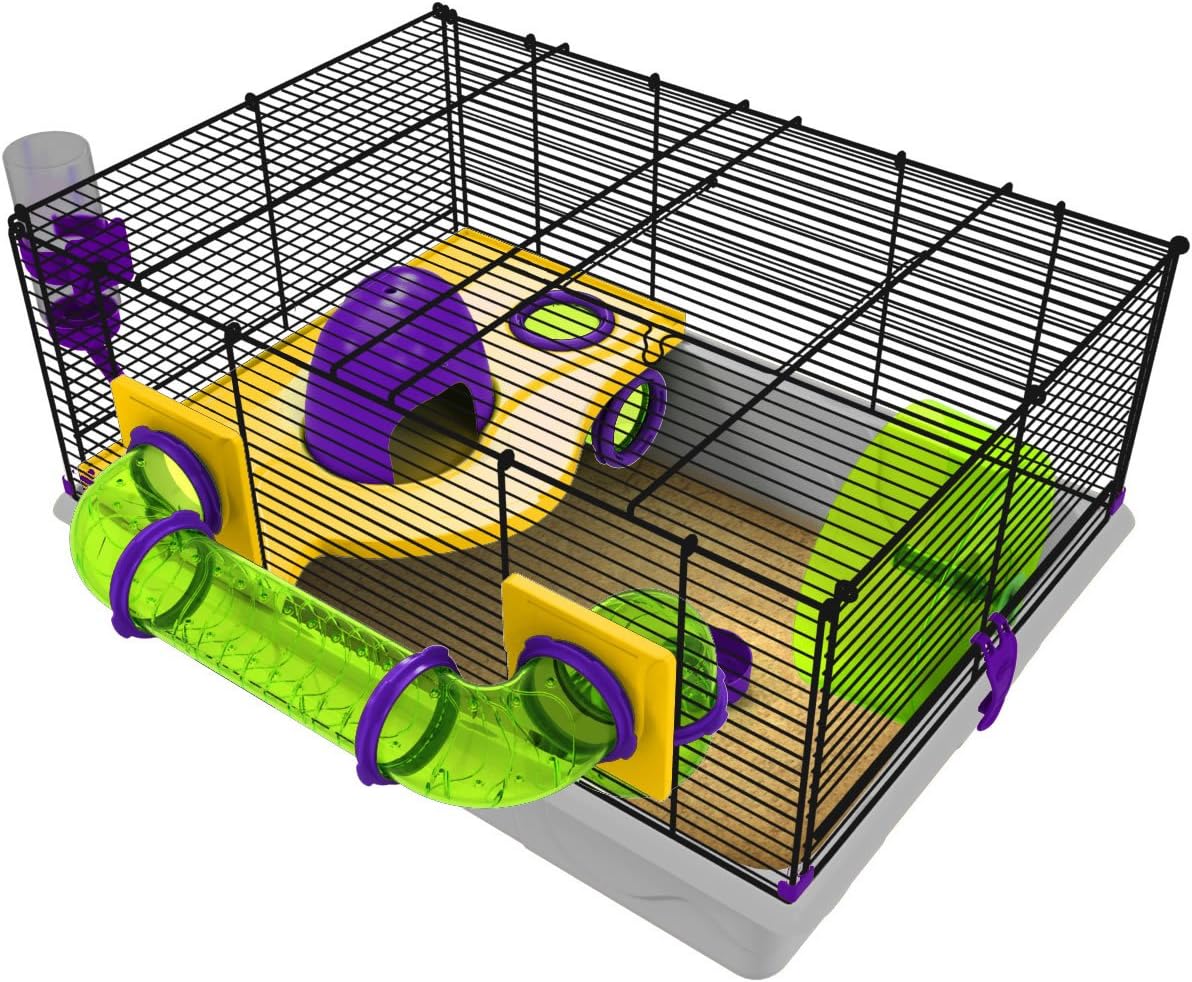 Rotastak Purple Hamster Cage - Genus 200 - Dome, Wheel - Small Pets ...