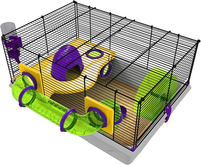 Rotastak Purple Hamster Cage - Genus 200 - Dome, Wheel - Small Pets ...