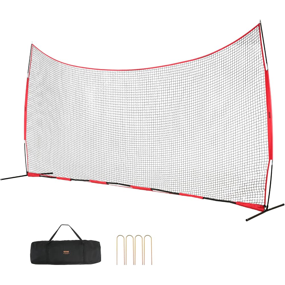 $22/mo - Finance VEVOR Barricade Backstop Net, Ball Sports Barrier ...