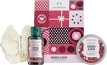 The Body Shop he Body Shop Cherries & Cheer Mini Body Care Gift Set, Vegan, 3-Piece Set : Amazon ...