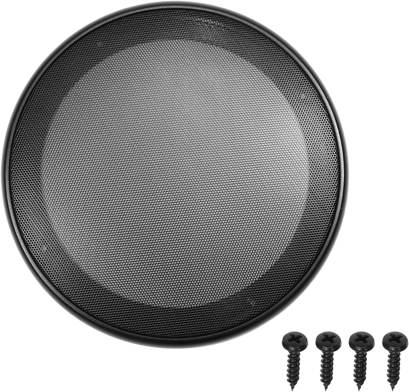 Amazon.com: Fielect 2Pcs 8" Speaker Grill Cover Mesh Decorative Circle ...