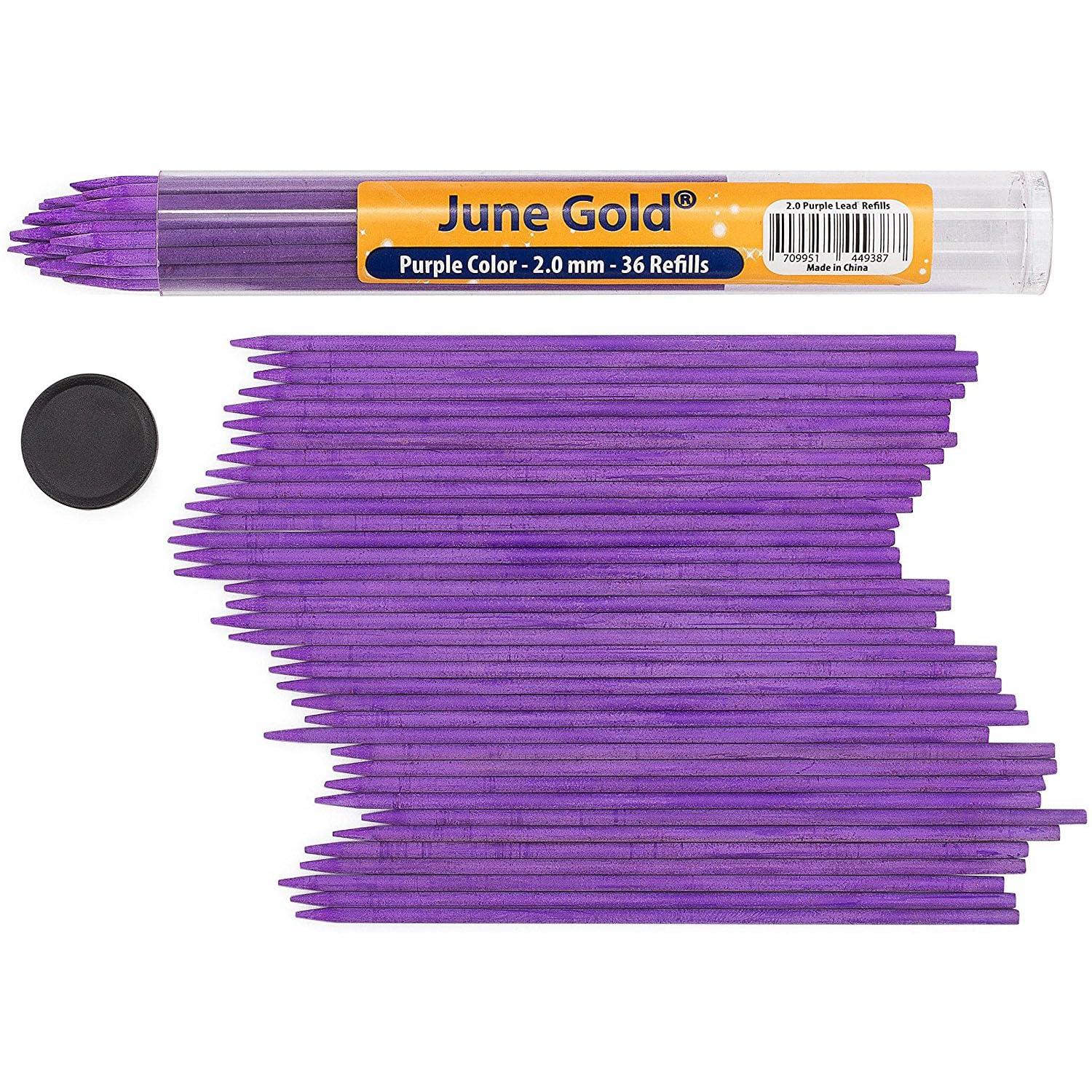 Amazon.com : June Gold 36 Purple (Amethyst #106) Colored 2.0 mm Lead ...