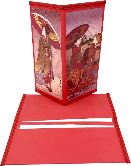 Amazon.com: Set of 2 Japanese Rice Paper Wallet or Checkbook Cover ...