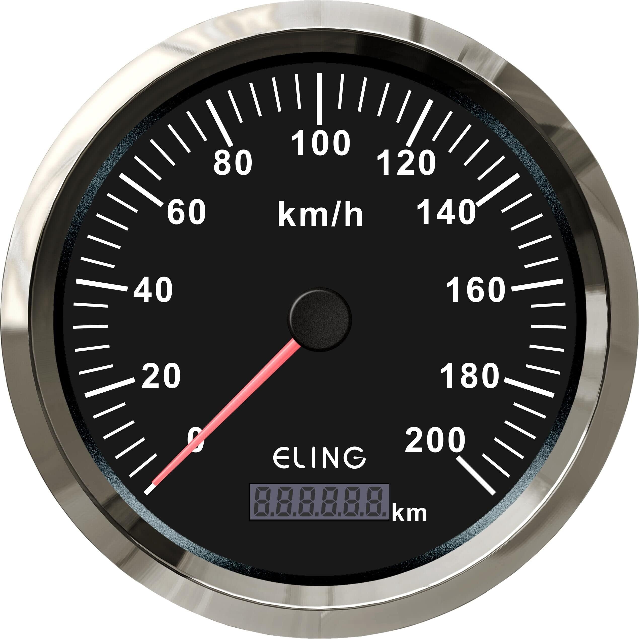 ELING GPS Speedometer 0-200KM/H Speed Gauge 110mm for Boat Truck Auto ...